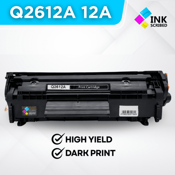 INKSCRIBED Q2612A 12A BLACK TONER CARTRIDGE FOR HP PRINTER – Inkscribed Ph