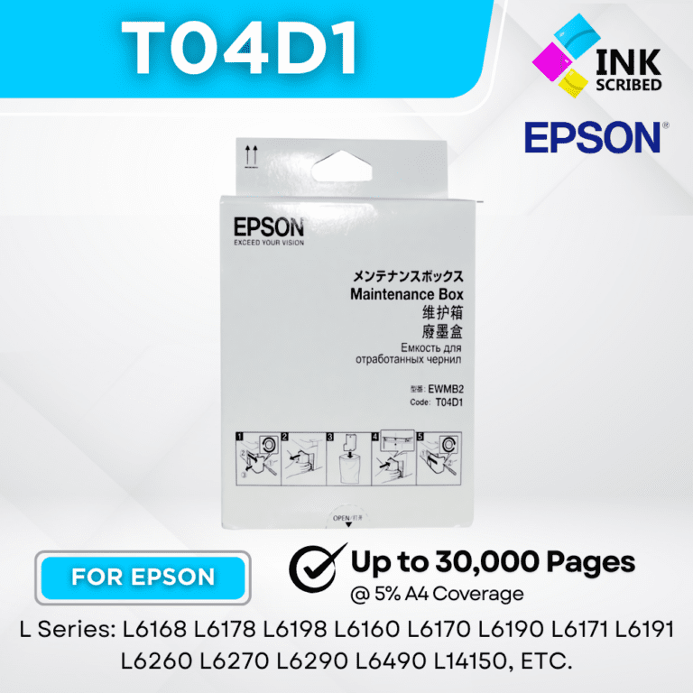 EPSON T04D1 MAINTENANCE BOX FOR EPSON PRINTER – Inkscribed Ph