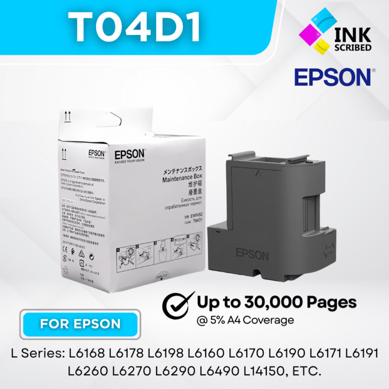 EPSON T04D1 MAINTENANCE BOX FOR EPSON PRINTER – Inkscribed Ph