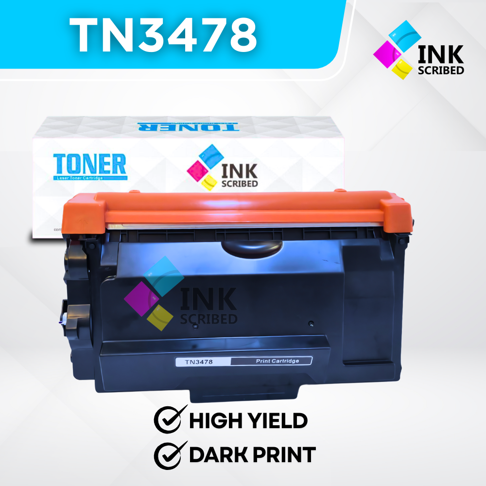INKSCRIBED TN-3478 BLACK TONER CARTRIDGE FOR BROTHER PRINTER ...